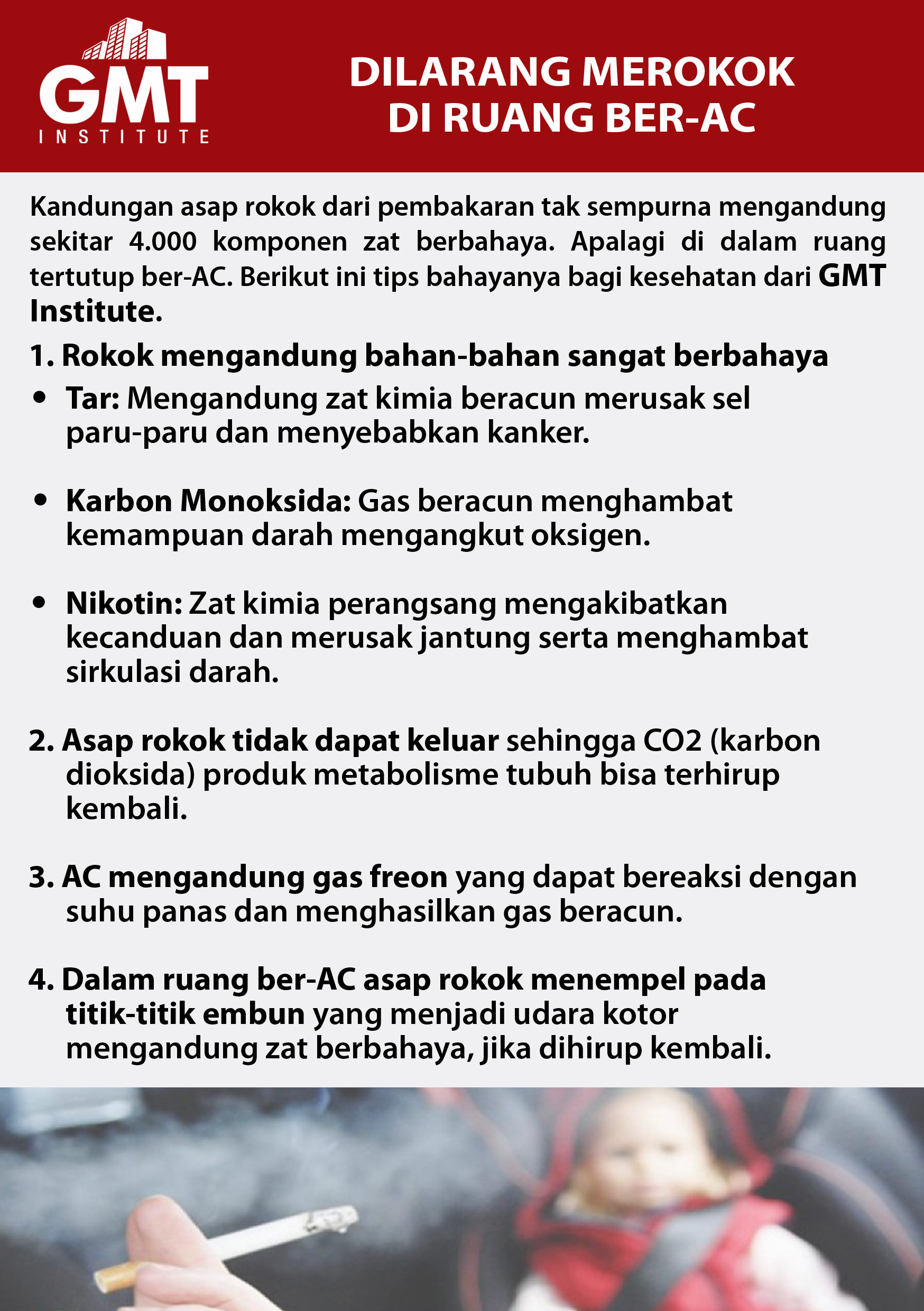 Alasan Dilarang Merokok di Ruang Ber AC – Property Management Indonesia